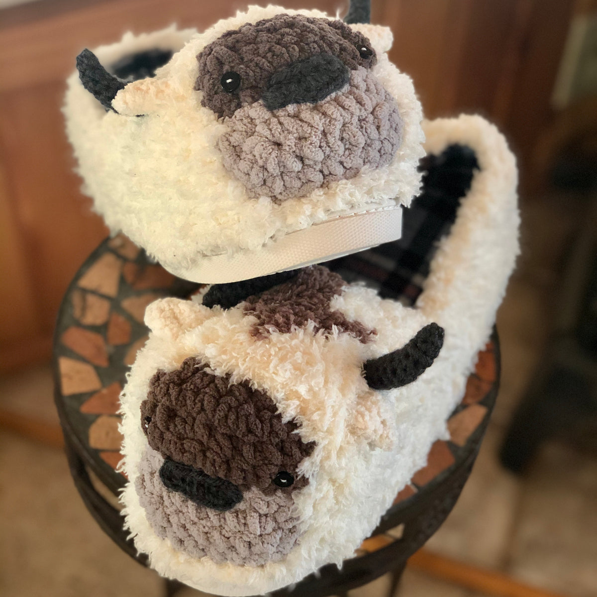 Flying Bison Slippers - Customizable – BD Crochet